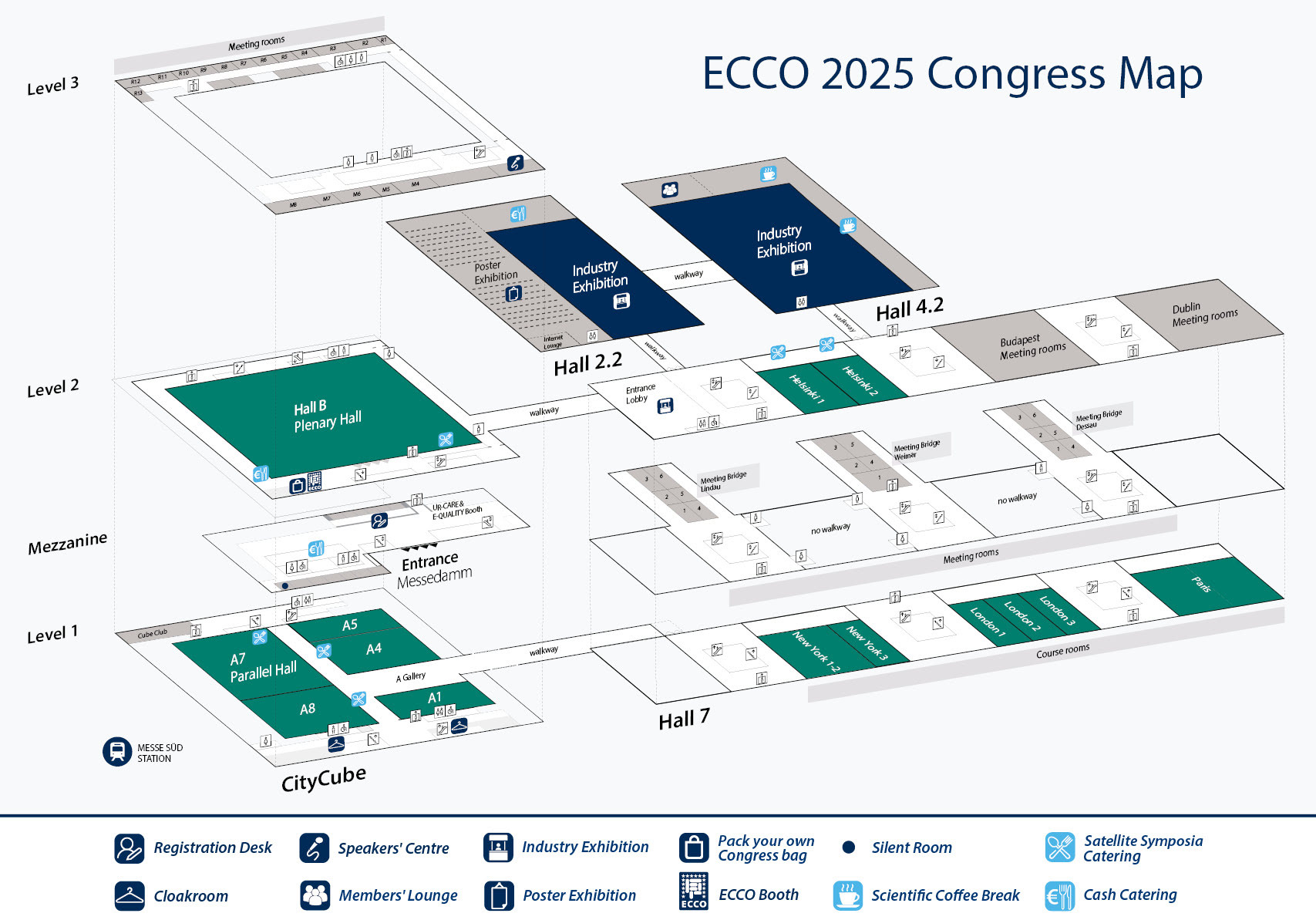 Congress and Exhibition Floorplans - ECCO - European Crohn’s and ...
